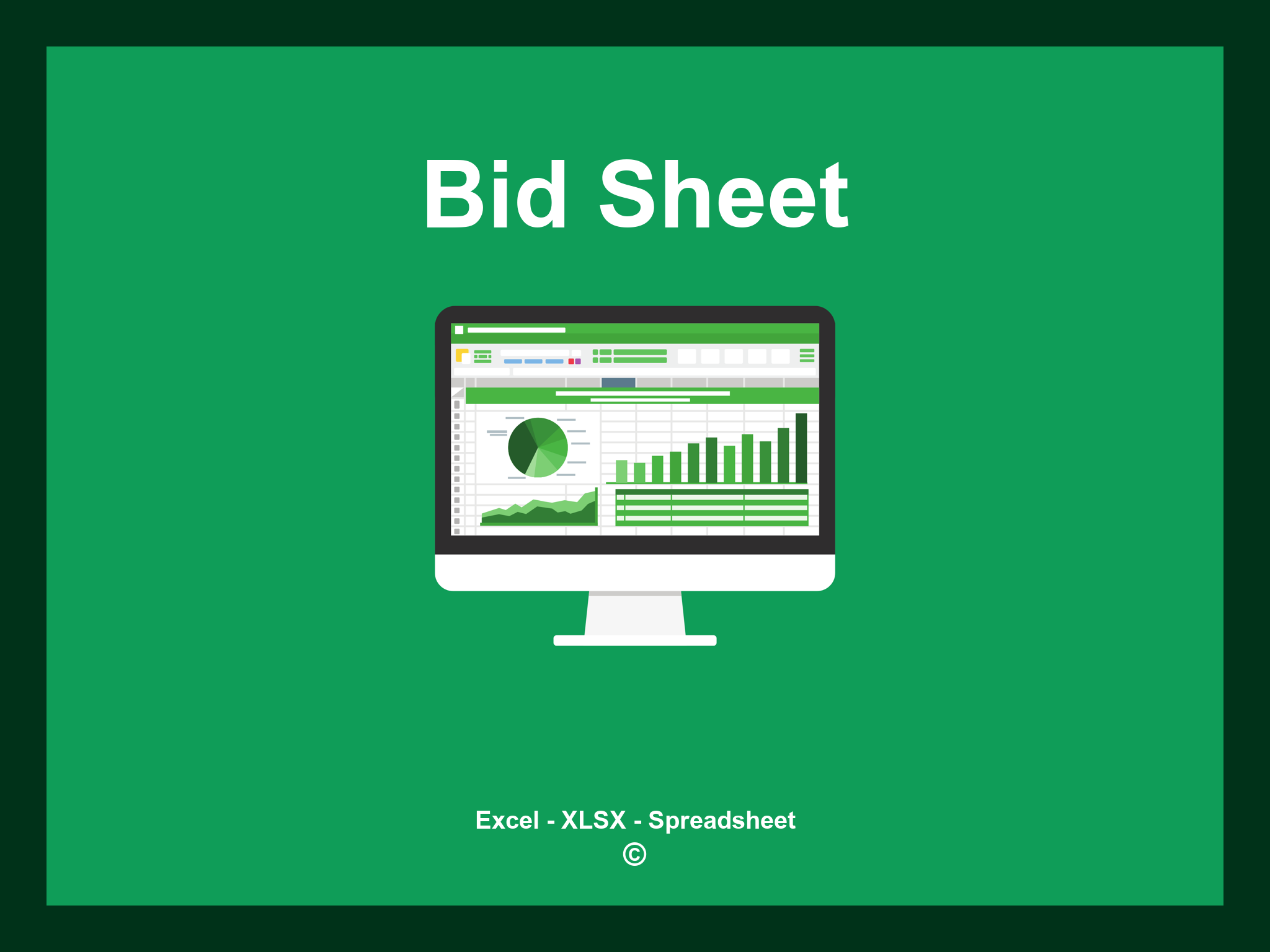Bid Sheet Template Excel