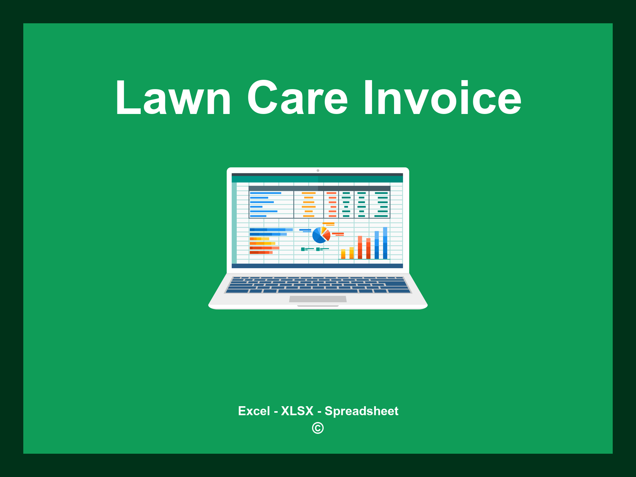 Lawn Care Invoice Template Excel