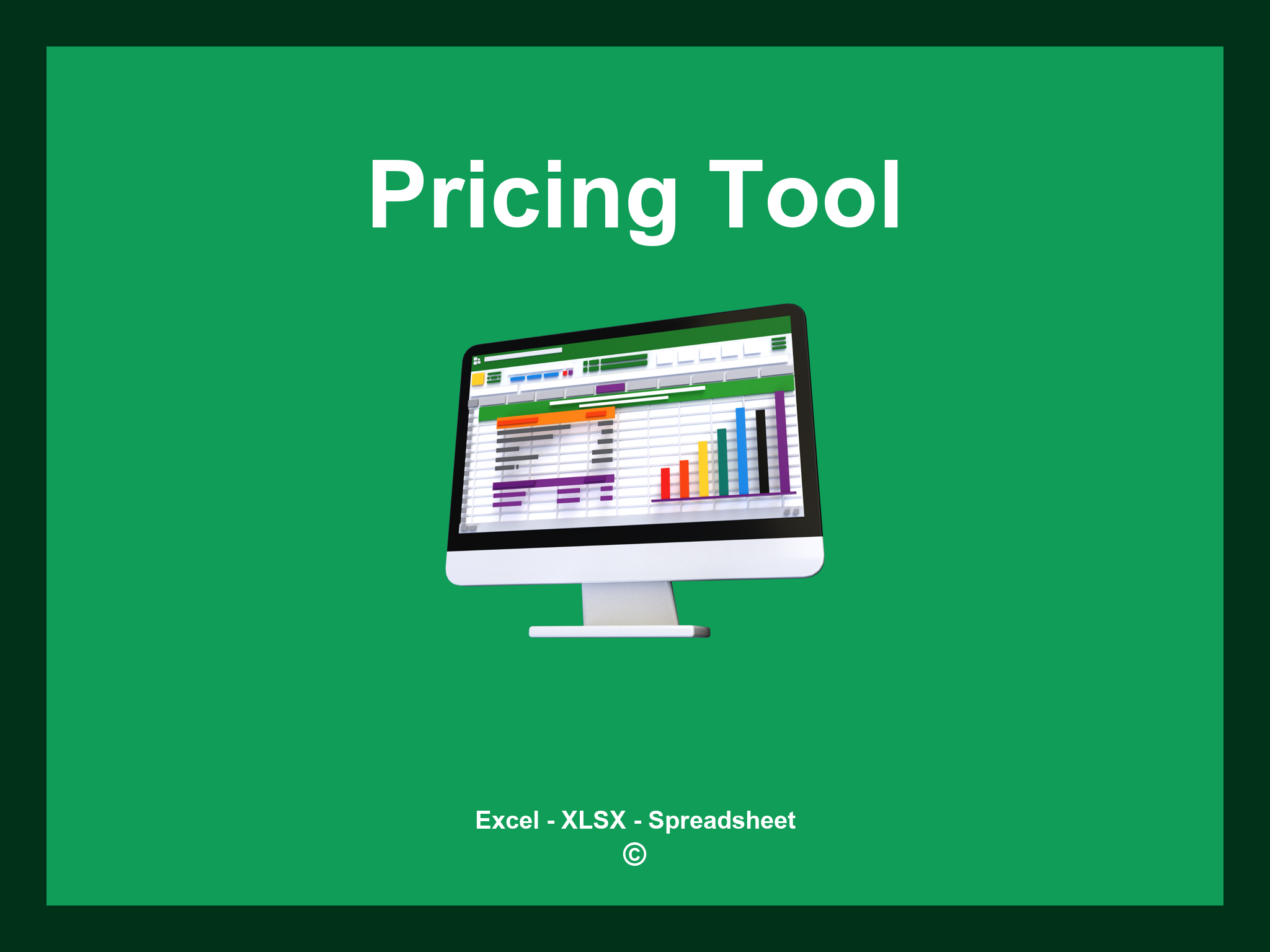 Pricing Tool Excel Template